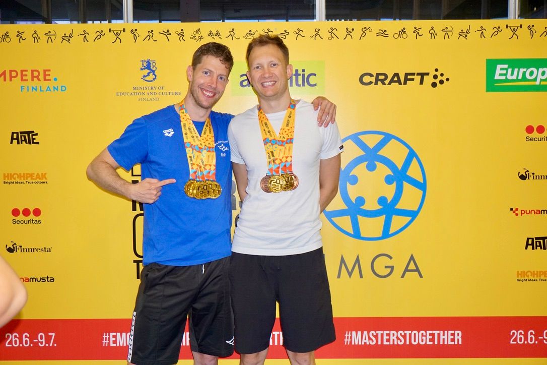 Schwimmer erfolgreich bei den European Masters Games 2023 in Tampere - PSV Braunschweig